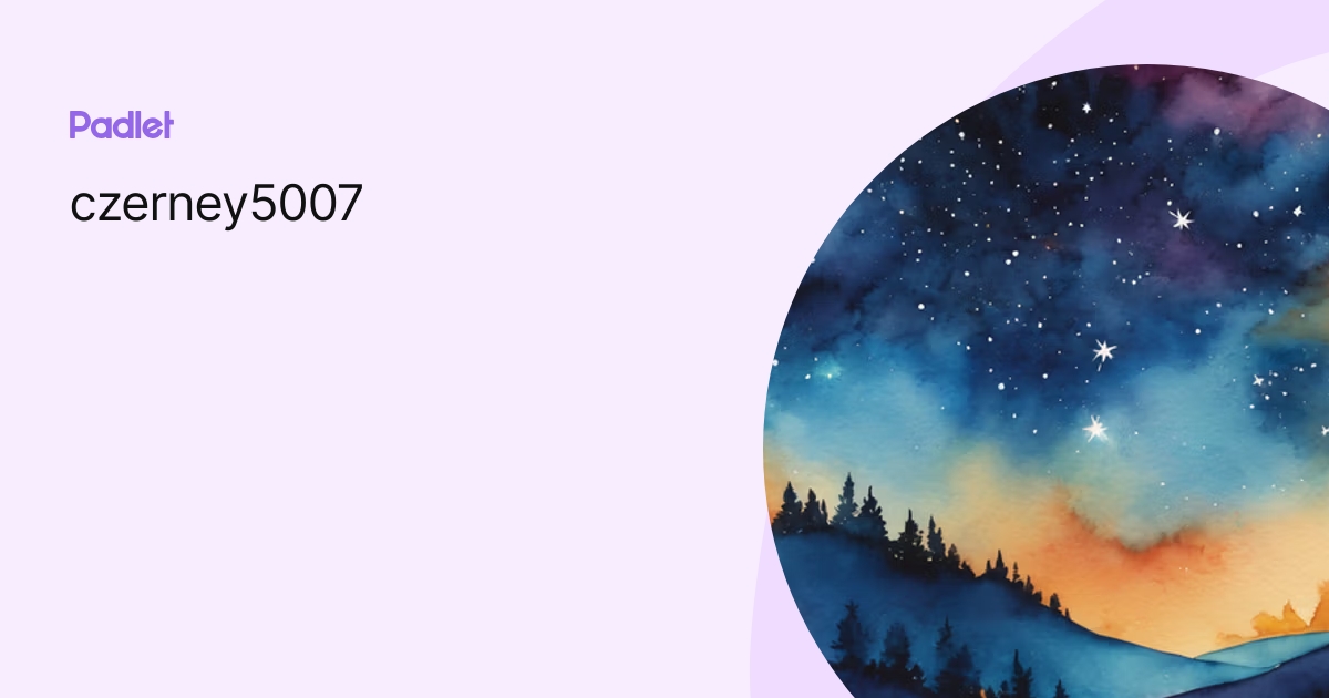 czerney5007 profile | Padlet