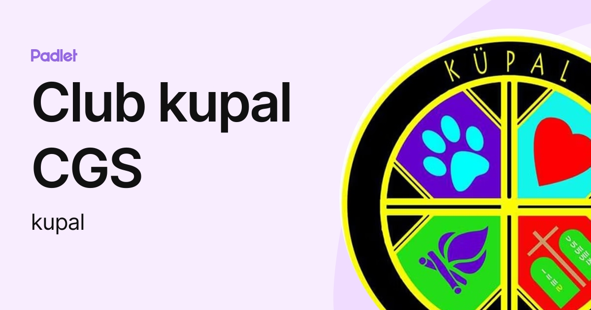 Club kupal CGS (kupal) profile | Padlet