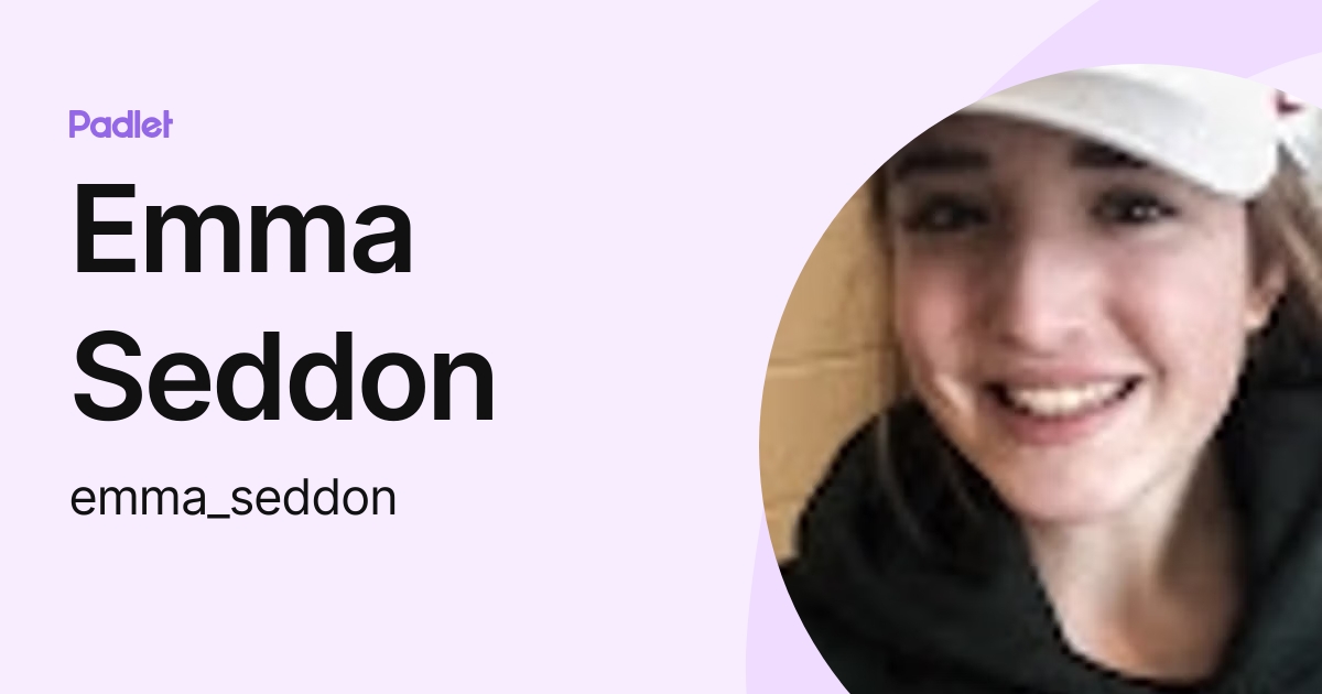Emma Seddon (emma_seddon) profile | Padlet