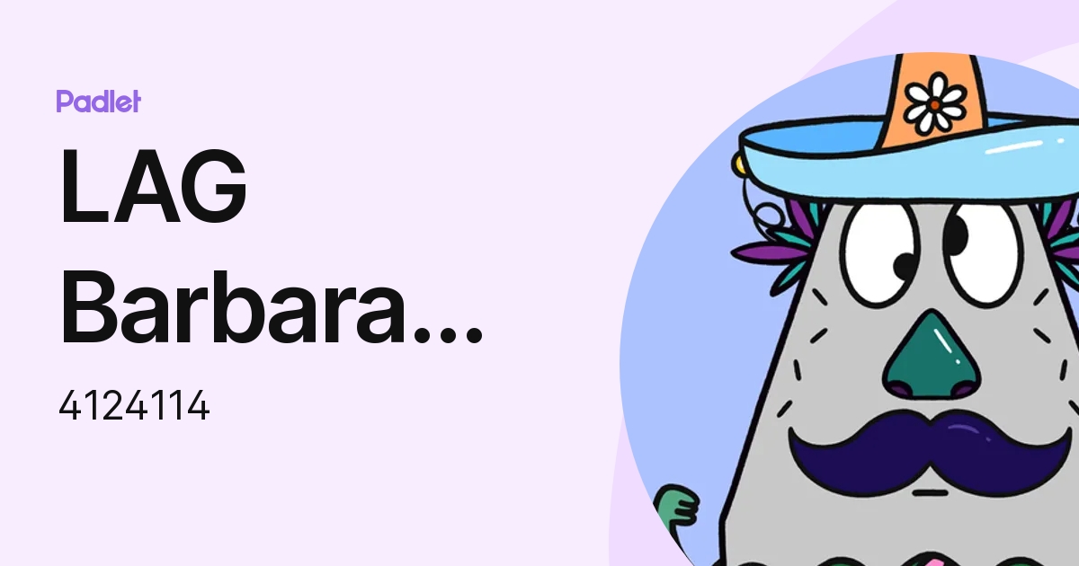 LAG Barbara Rodr guez Rodr guez (4124114) profile | Padlet