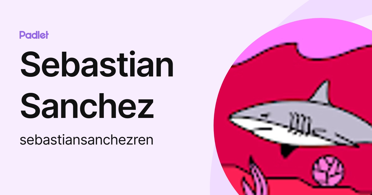 Sebastian Sanchez (sebastiansanchezren) profile | Padlet