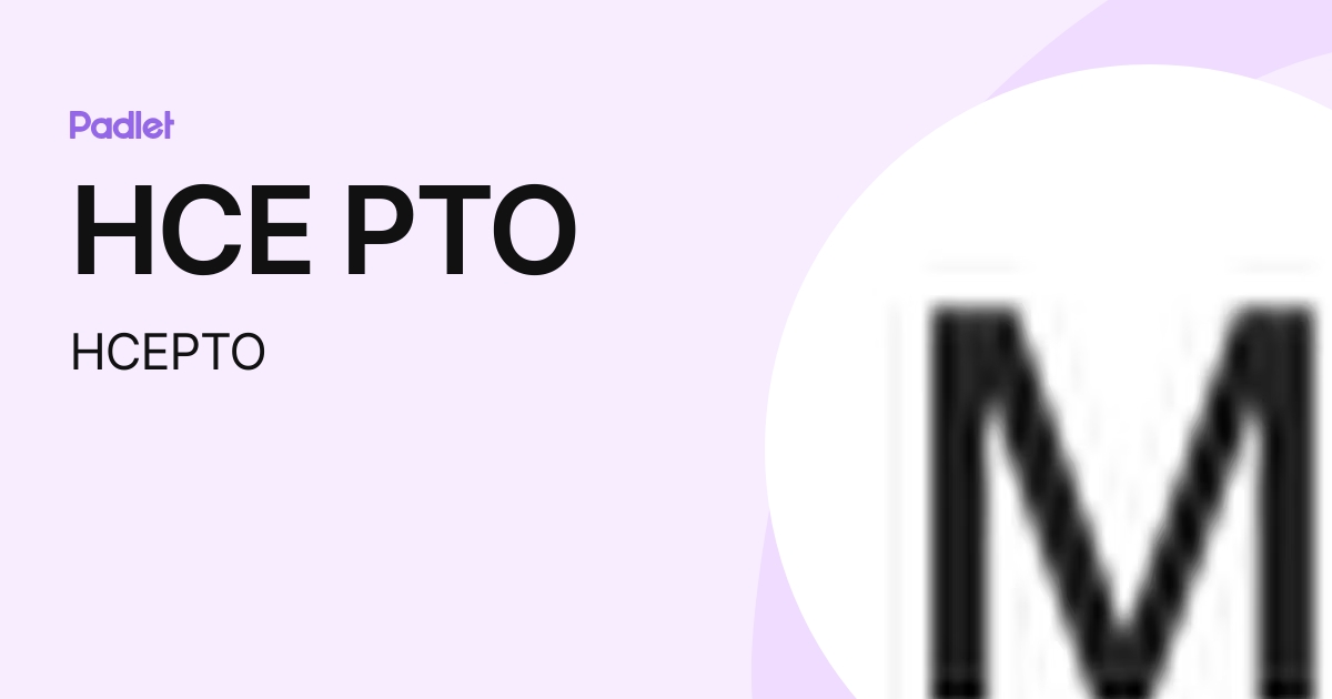 HCE PTO (HCEPTO) profile | Padlet