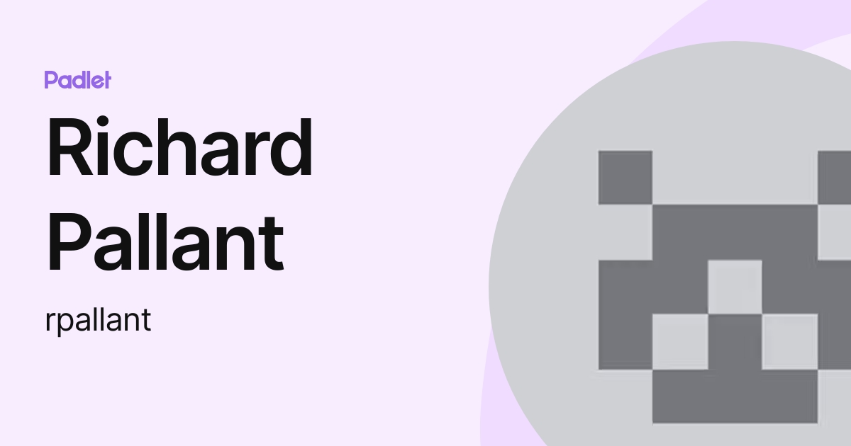 Richard Pallant (rpallant) profile | Padlet