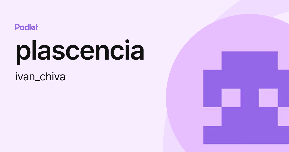 plascencia (ivan_chiva) profile | Padlet