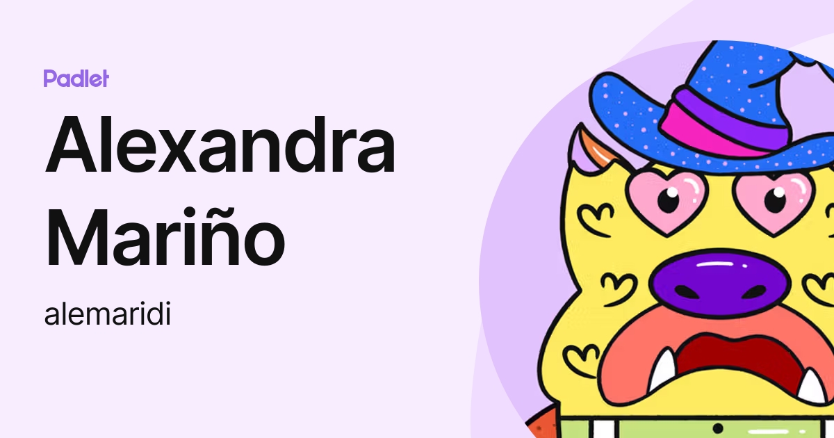 Alexandra Mariño (alemaridi) profile | Padlet