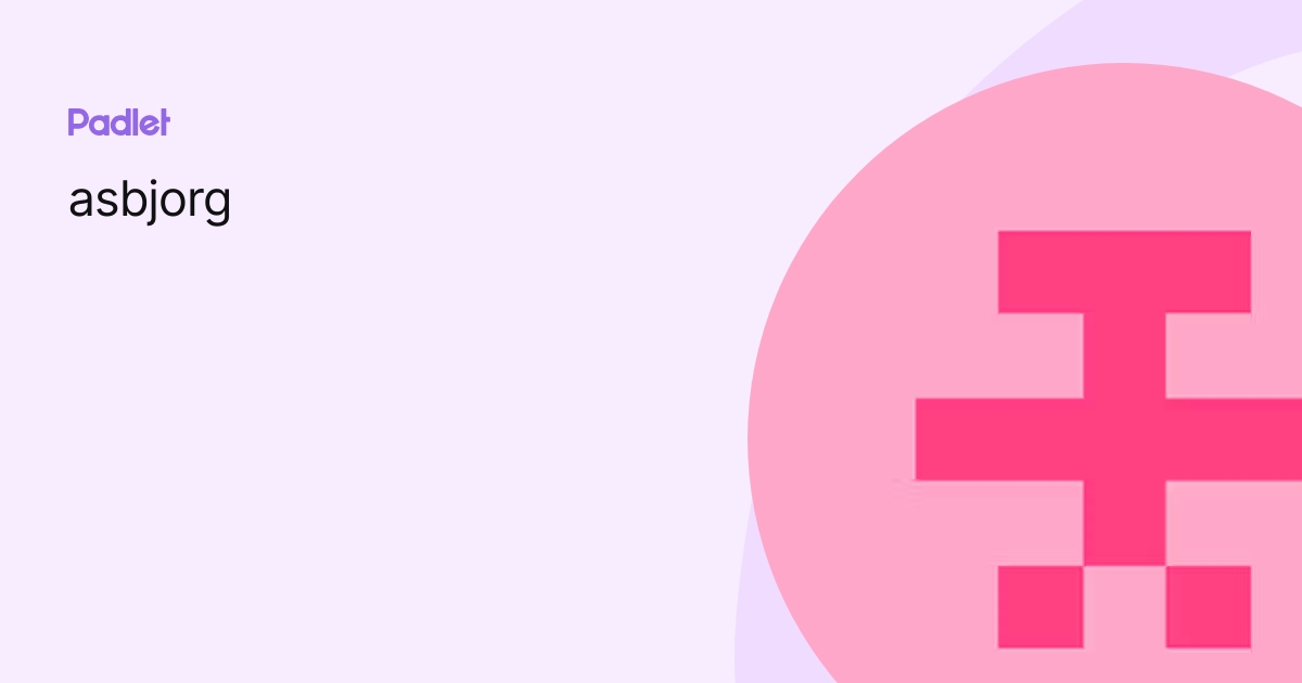 asbjorg profile | Padlet