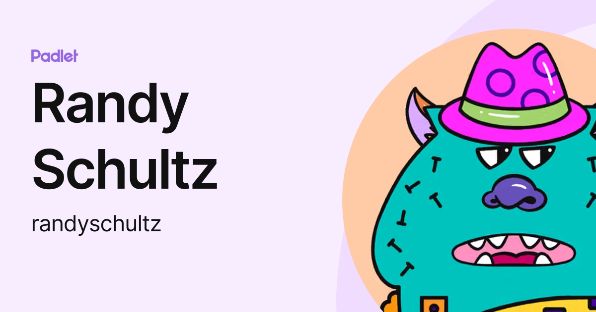Randy Schultz (randyschultz) profile | Padlet
