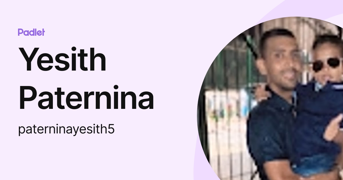 Yesith Paternina (paterninayesith5) profile | Padlet