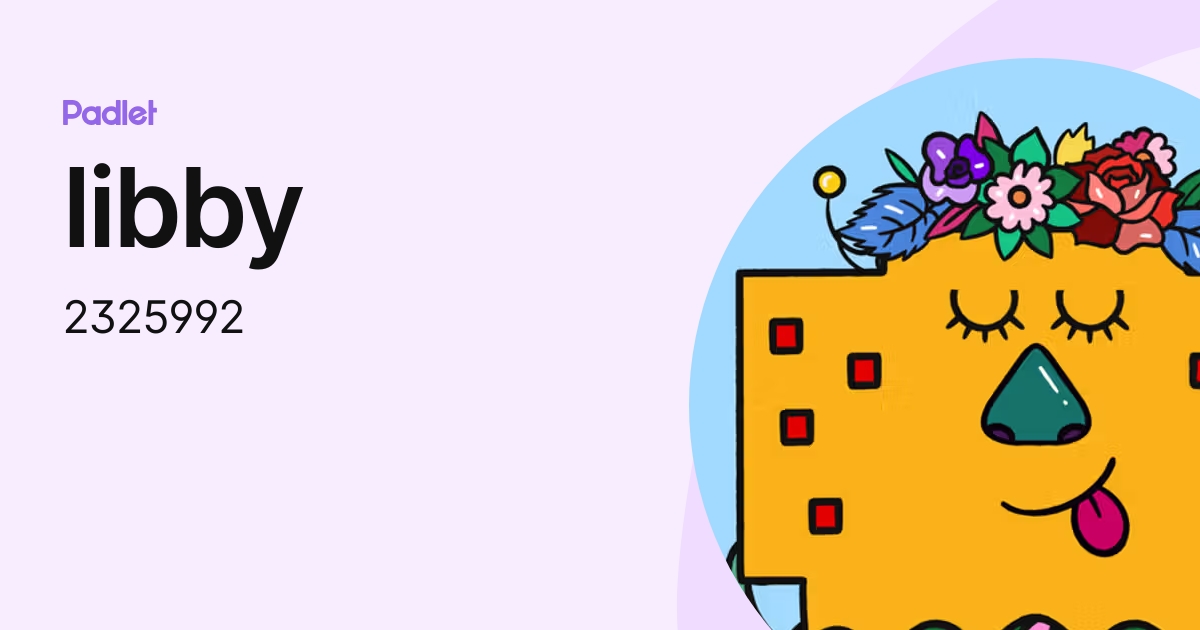 libby (2325992) profile | Padlet