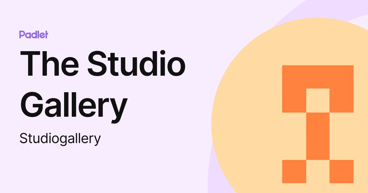 The Studio Gallery (Studiogallery) profile | Padlet