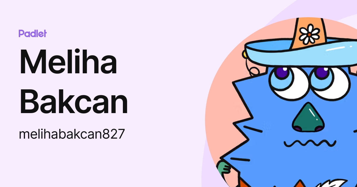 Meliha Bakcan (melihabakcan827) profile | Padlet
