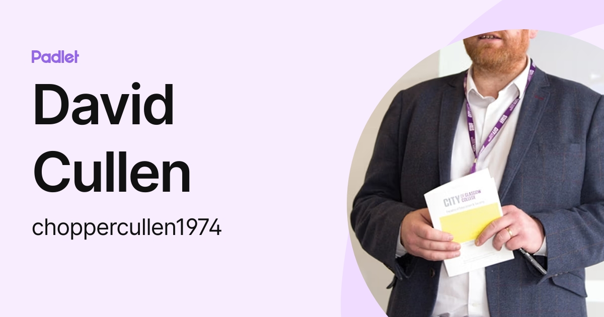 David Cullen (choppercullen1974) profile | Padlet