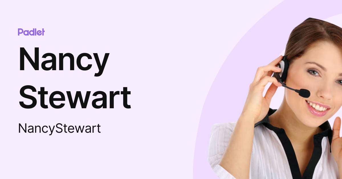 Nancy Stewart (NancyStewart) profile | Padlet