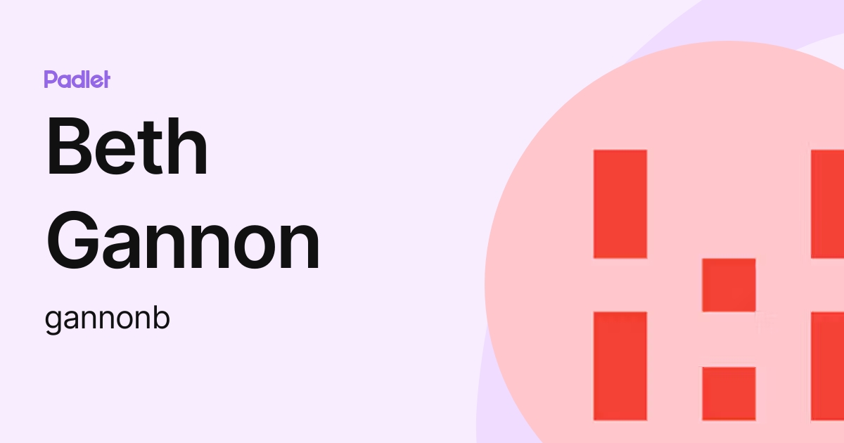 Beth Gannon (gannonb) profile | Padlet