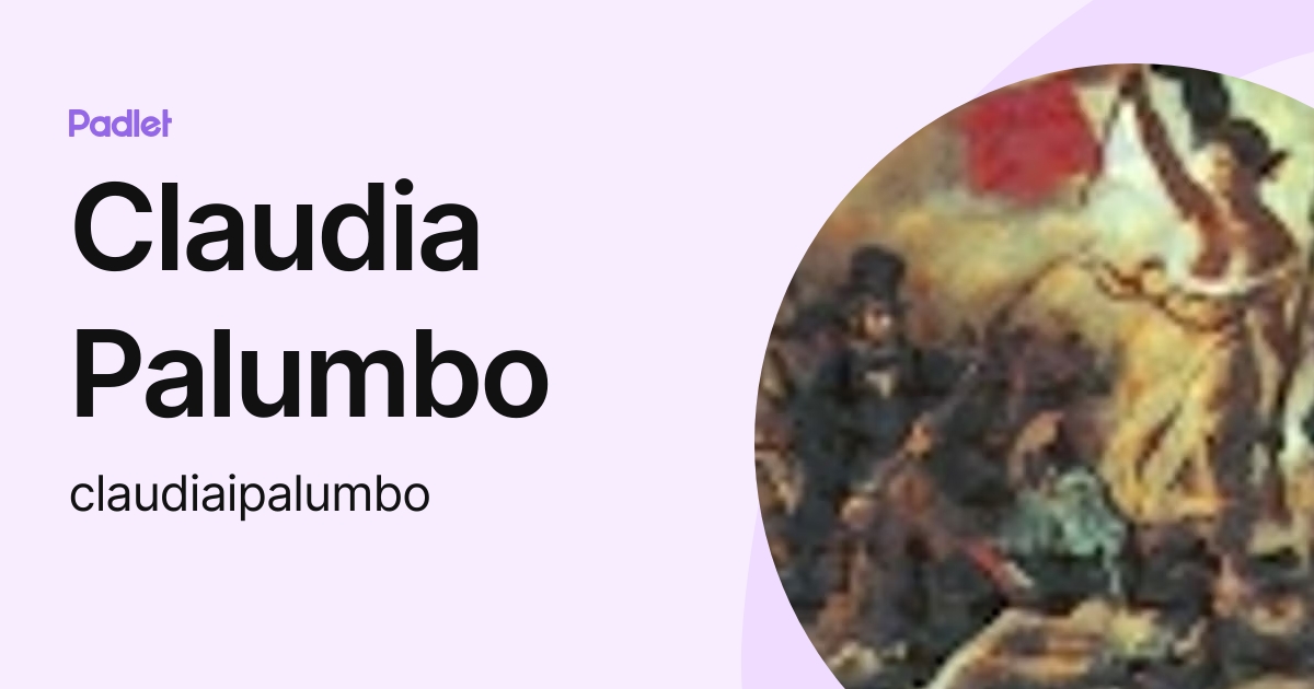Claudia Palumbo (claudiaipalumbo) profile | Padlet