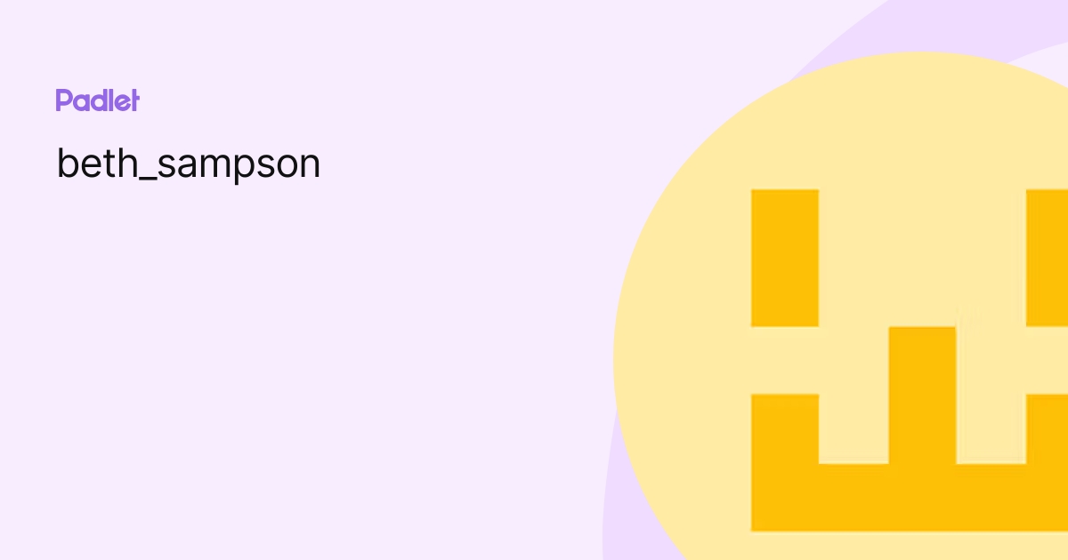 beth_sampson profile | Padlet
