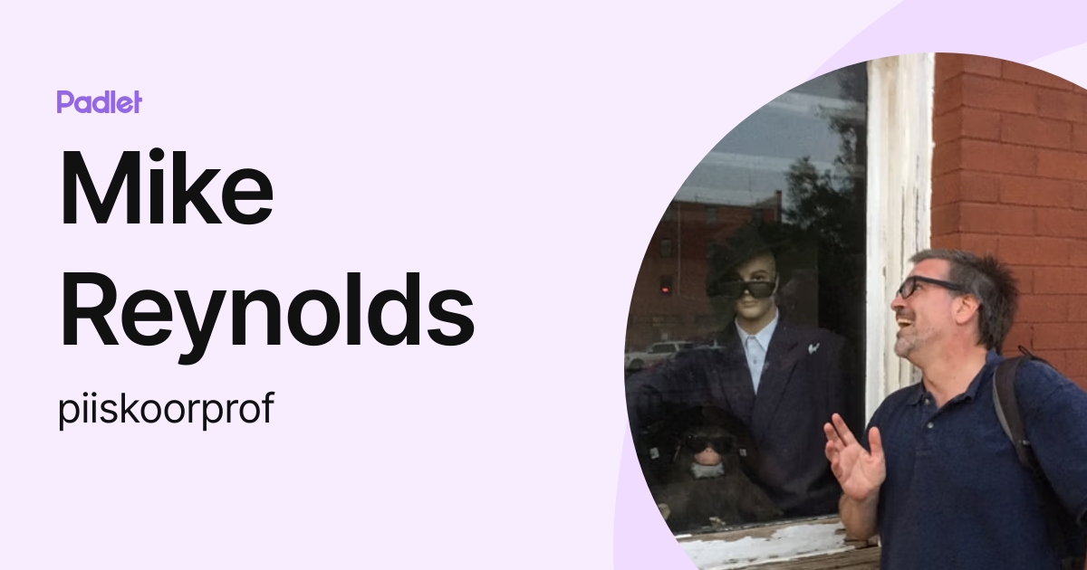 Mike Reynolds (piiskoorprof) profile | Padlet