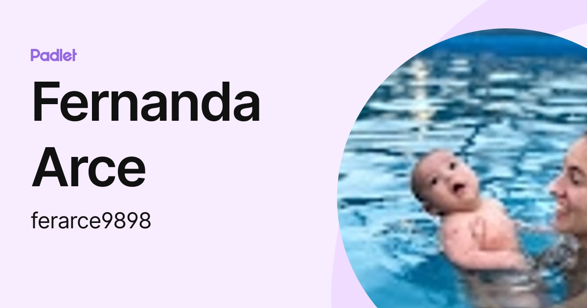 Fernanda Arce (ferarce9898) profile | Padlet