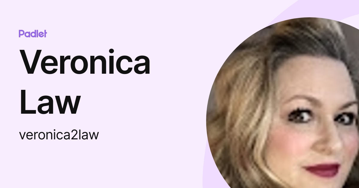 Veronica Law (veronica2law) profile | Padlet