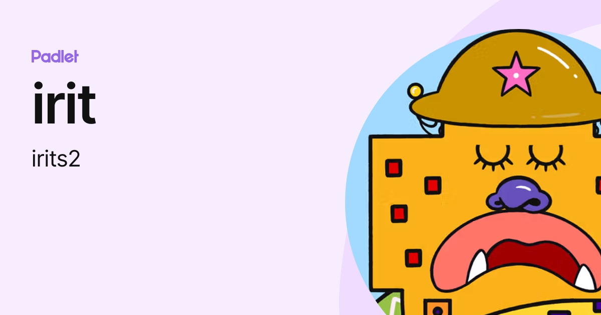 irit (irits2) profile | Padlet