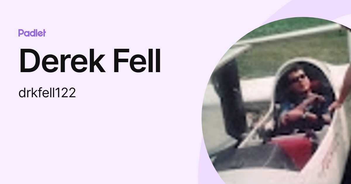 Derek Fell (drkfell122) profile | Padlet