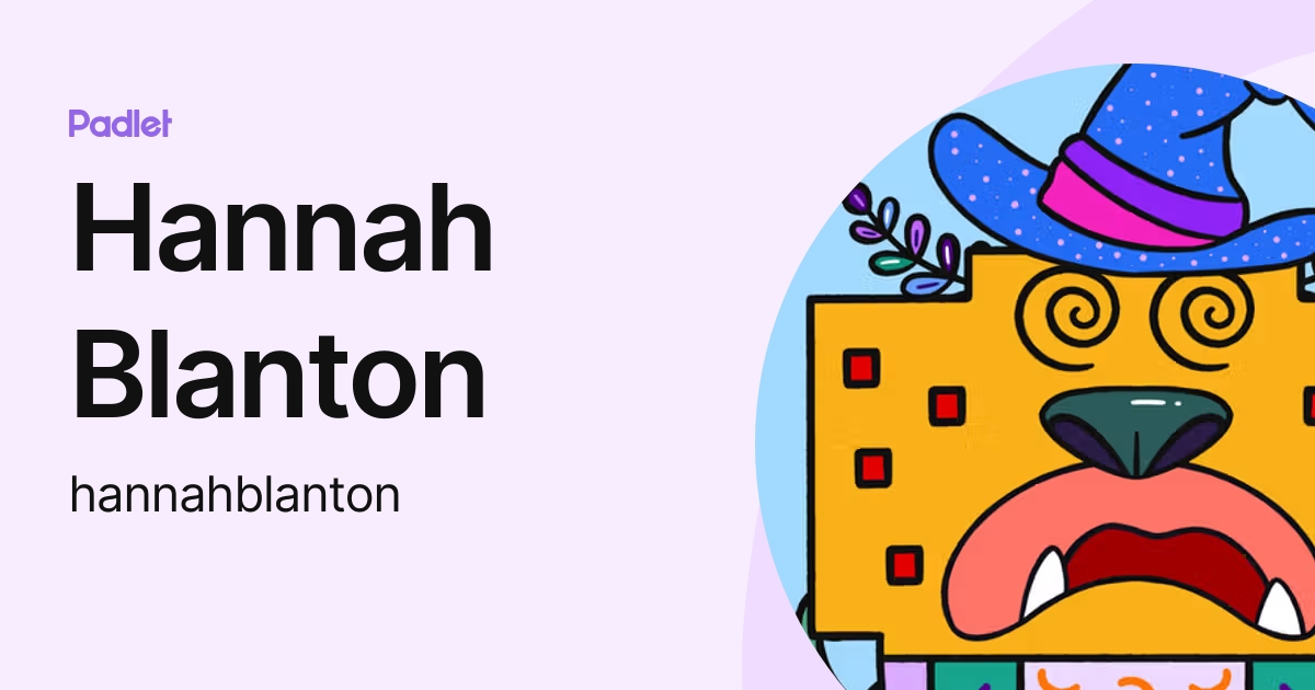 Hannah Blanton (hannahblanton) profile | Padlet