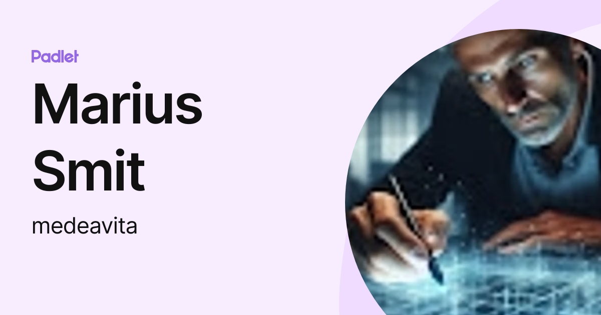 Marius Smit (medeavita) profile | Padlet