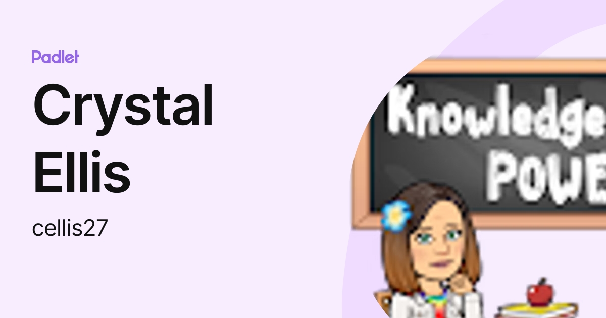 Crystal Ellis (cellis27) profile | Padlet