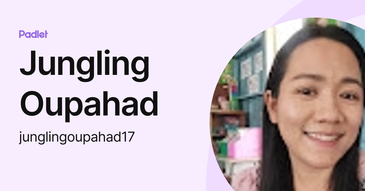Jungling Oupahad (junglingoupahad17) profile | Padlet