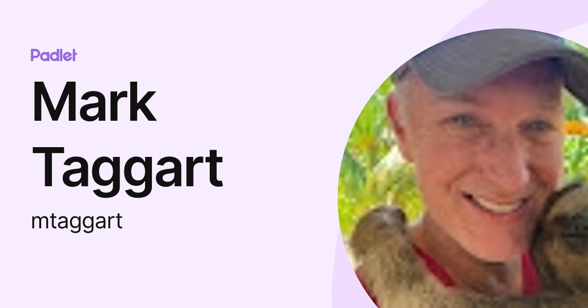 Mark Taggart (mtaggart) profile | Padlet