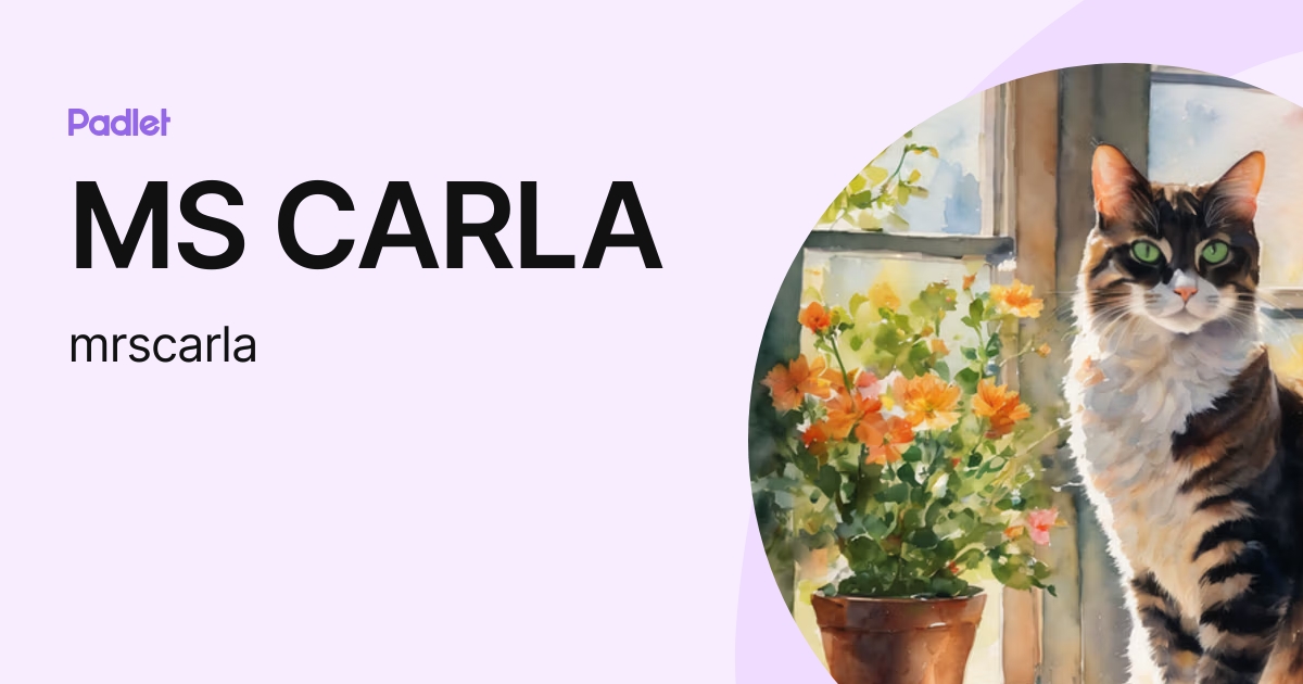 Ms Carla Mrscarla Profile Padlet