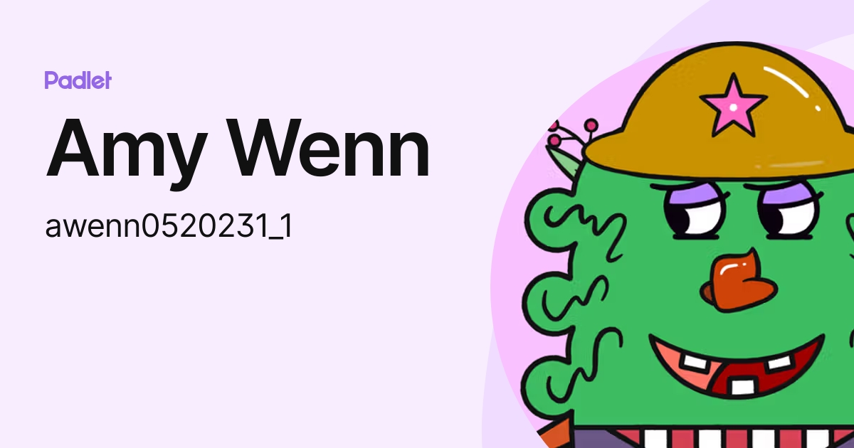 Amy Wenn (awenn0520231_1) profile | Padlet