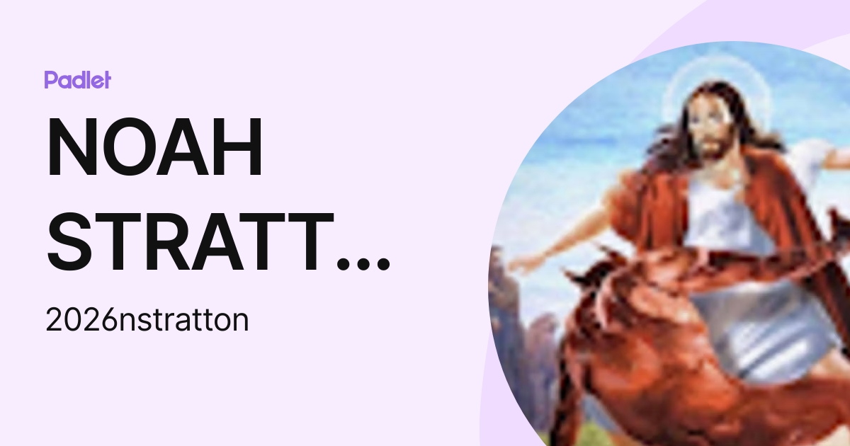 NOAH STRATTON (2026nstratton) profile | Padlet