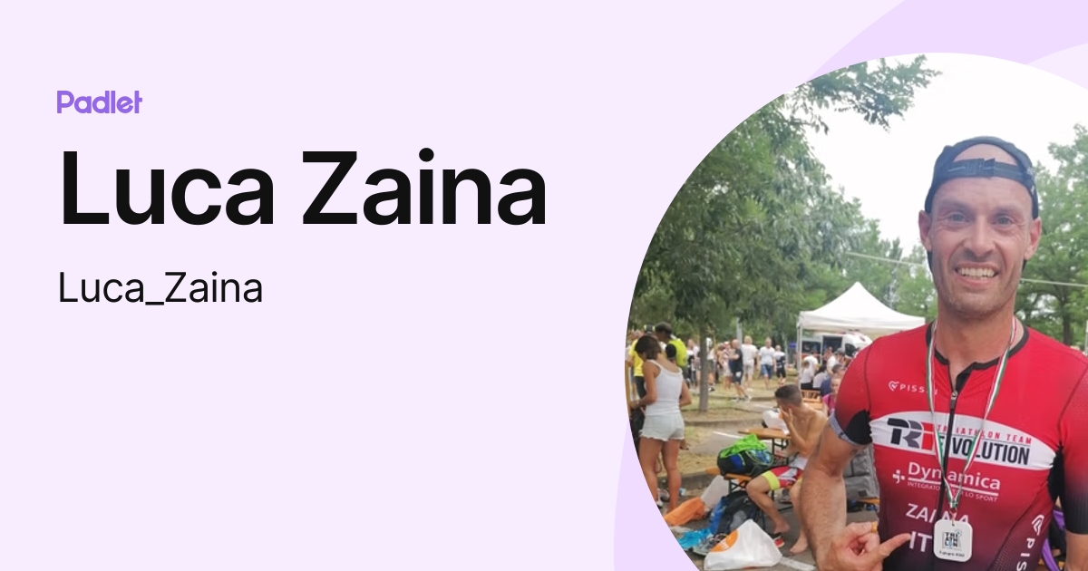 Luca Zaina (Luca_Zaina) profile | Padlet