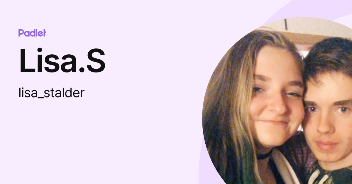 Lisa.S (lisa_stalder) profile | Padlet