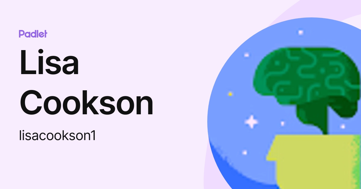 Lisa Cookson (lisacookson1) profile | Padlet
