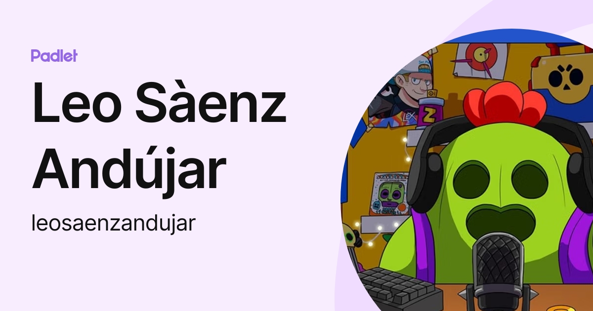 Leo Sàenz Andújar (leosaenzandujar) profile | Padlet