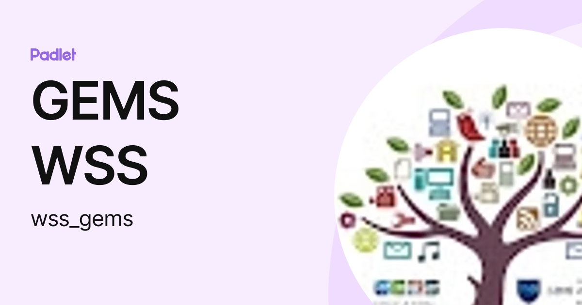 GEMS WSS (wss_gems) profile | Padlet