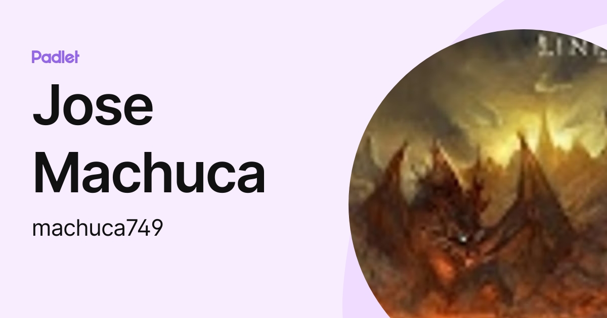 Jose Machuca (machuca749) profile | Padlet
