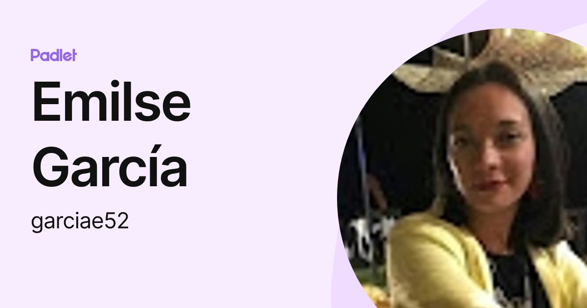 Emilse García (garciae52) profile | Padlet