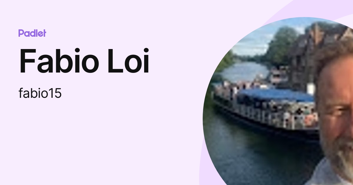 Fabio Loi (fabio15) profile | Padlet
