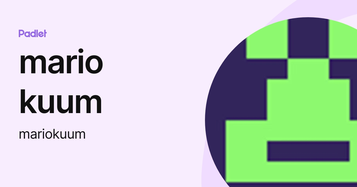 mario kuum (mariokuum) profile | Padlet