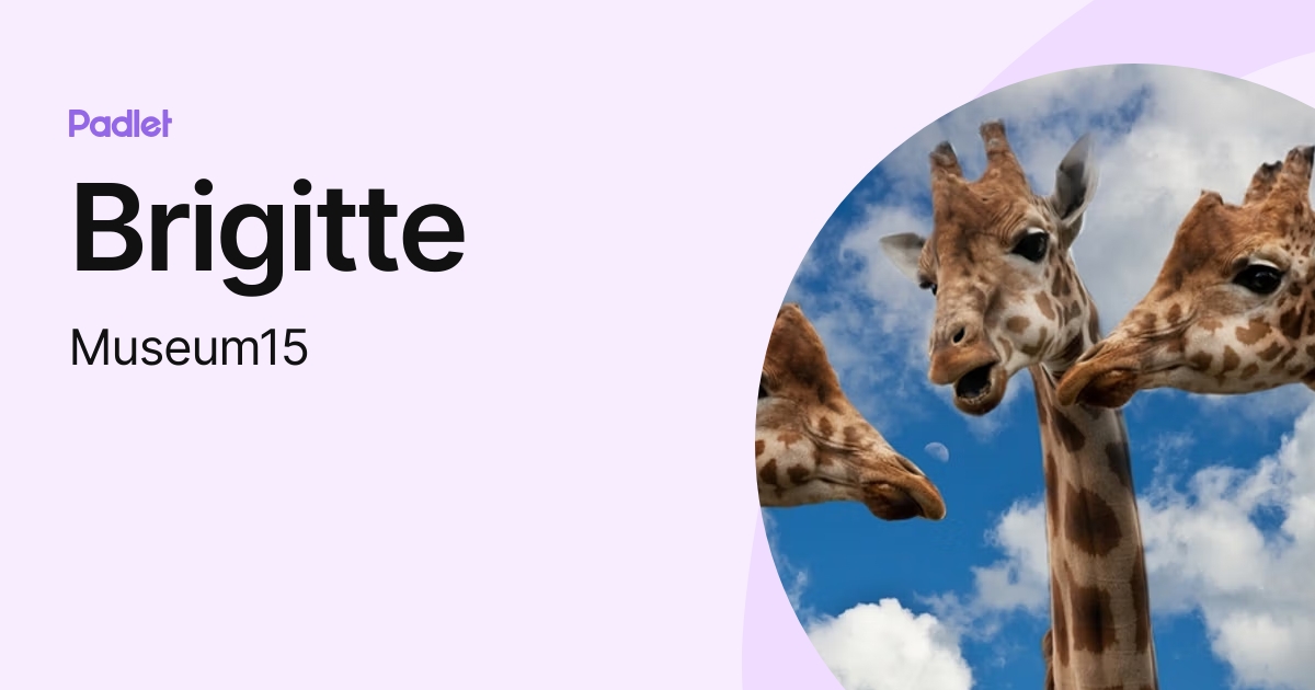 Brigitte (Museum15) profile | Padlet