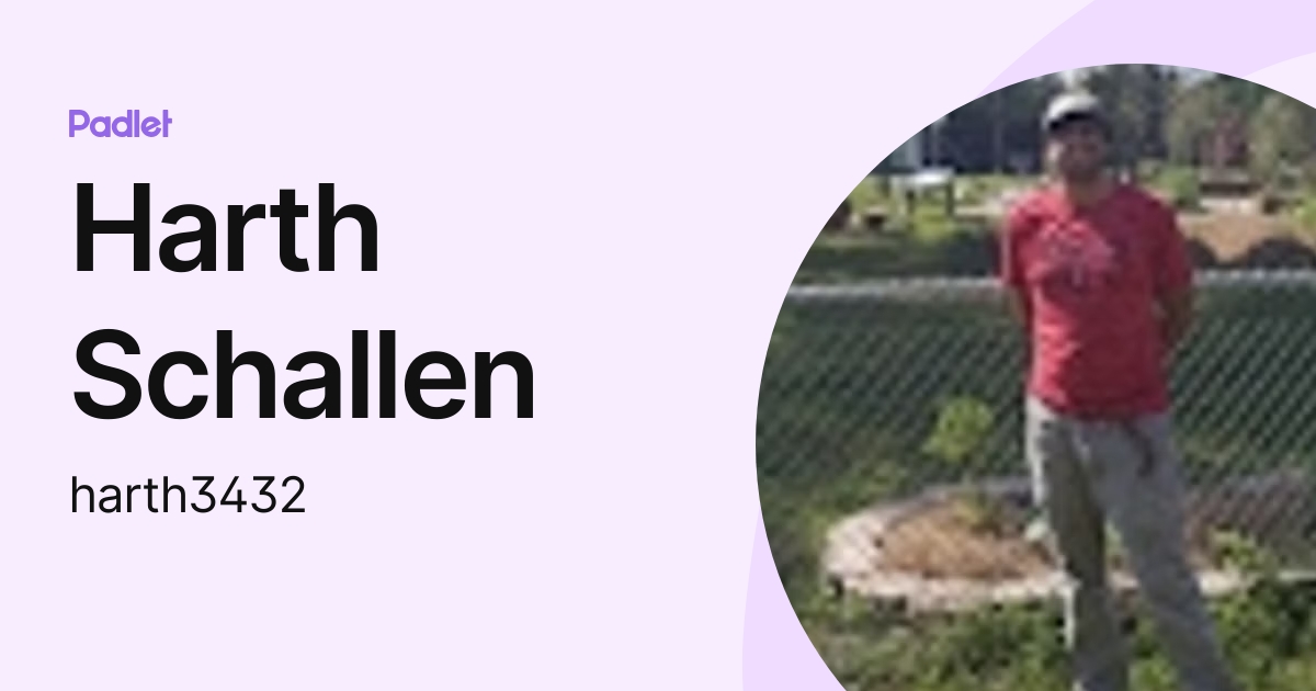 Harth Schallen (harth3432) profile | Padlet