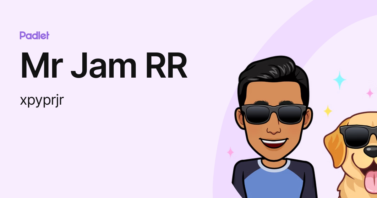 Mr Jam RR (xpyprjr) profile | Padlet