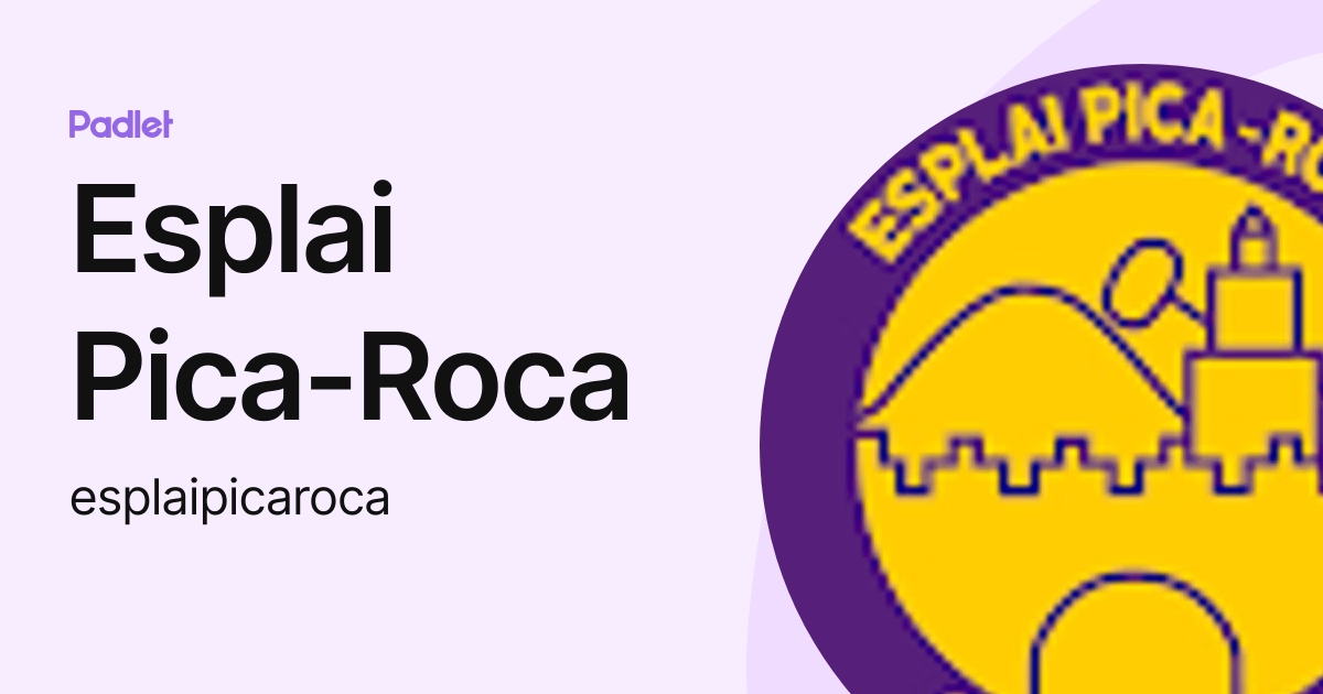 Esplai Pica-Roca (esplaipicaroca) profile | Padlet