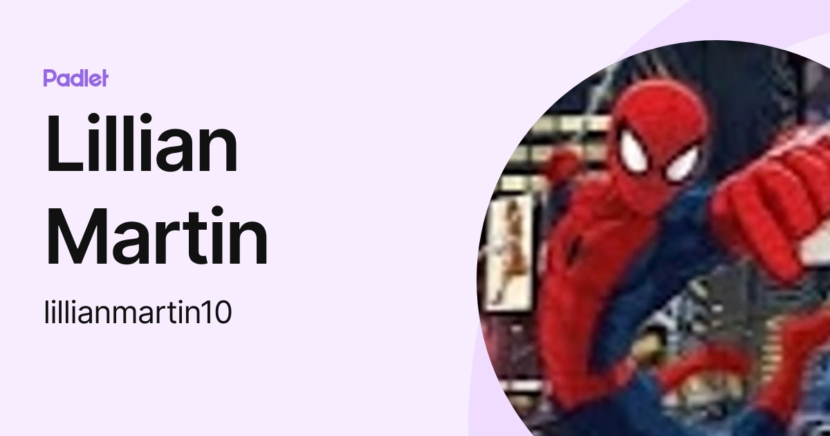 Lillian Martin (lillianmartin10) profile | Padlet