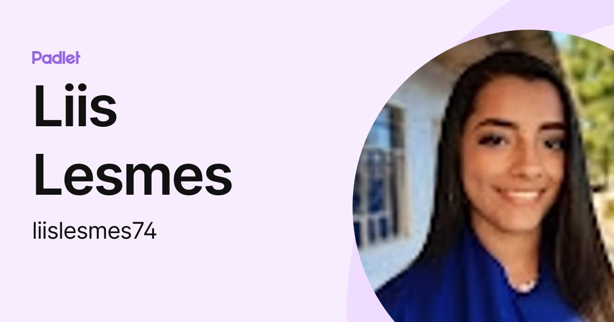 Liis Lesmes (liislesmes74) profile | Padlet
