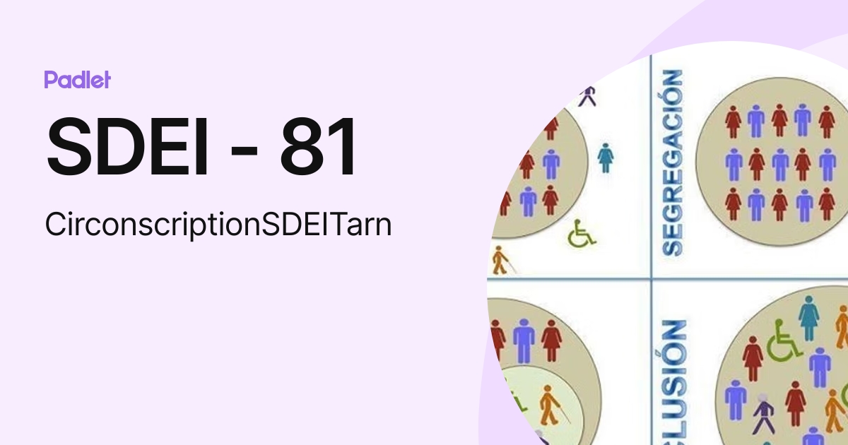 SDEI - 81 (CirconscriptionSDEITarn) profile | Padlet