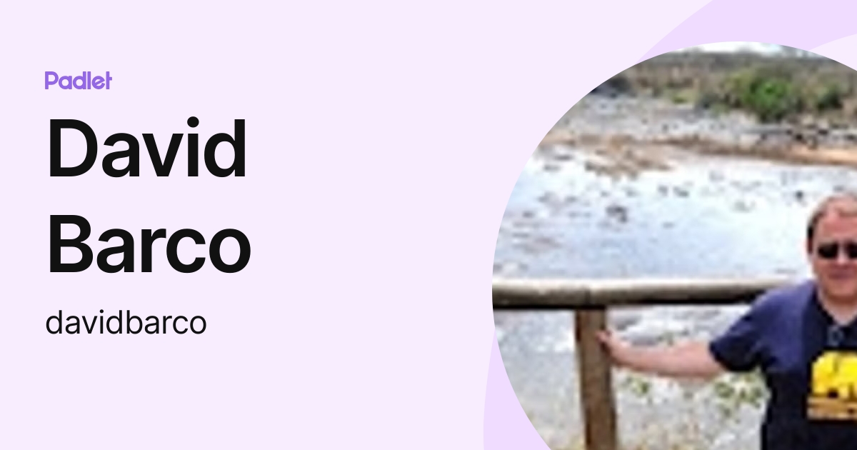David Barco (davidbarco) profile | Padlet